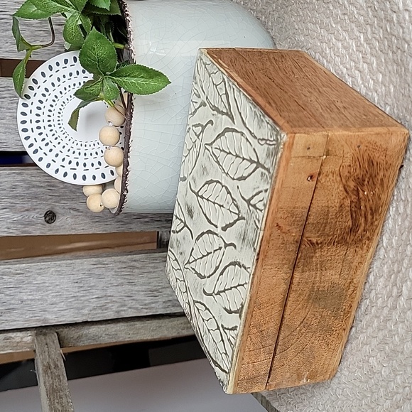 Source Unknown | Storage & Organization | Nwt Mango Wood Artesian ...